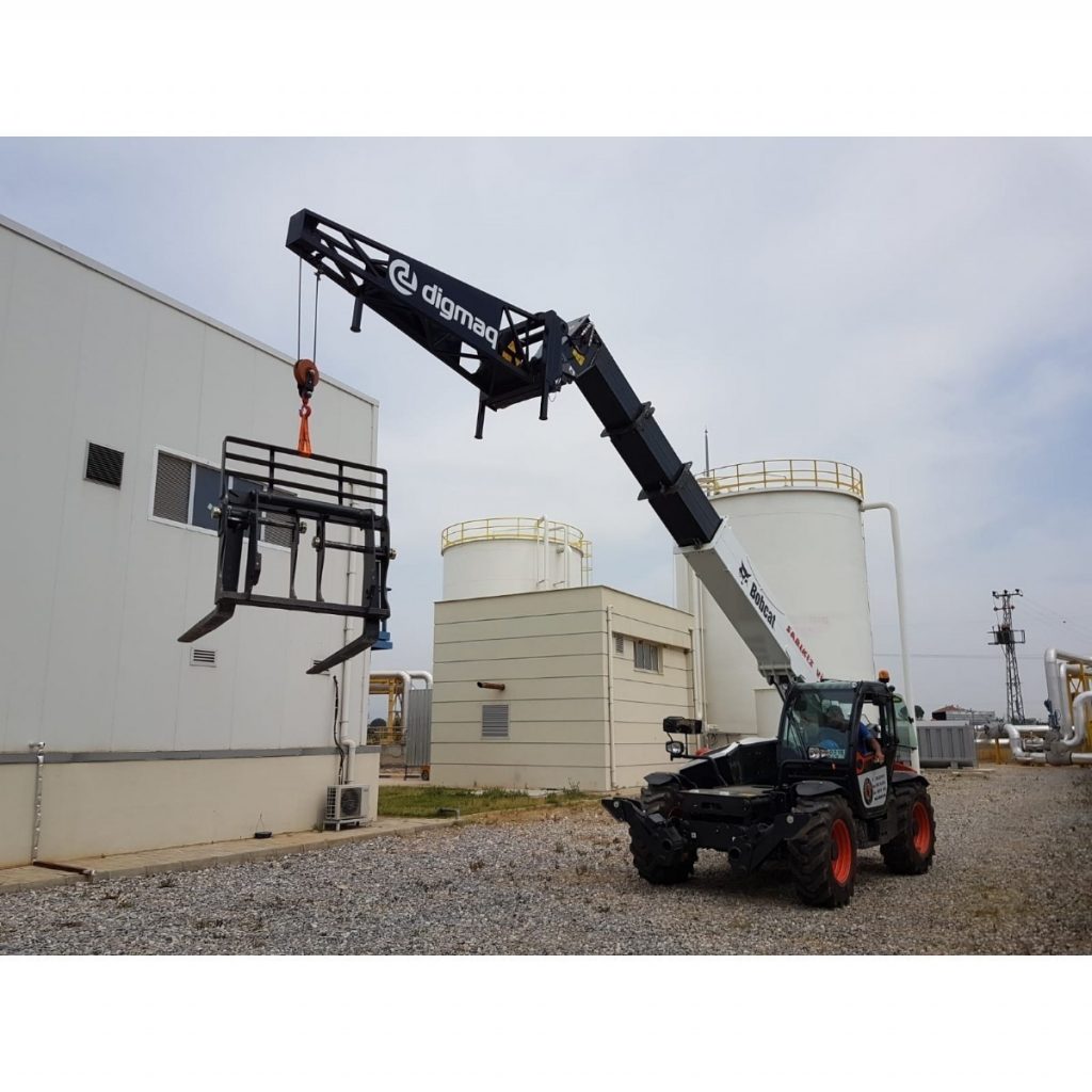 HYDRAULİC WINCH ATTACHMENT FOR TELEHANDLER - Digmaq